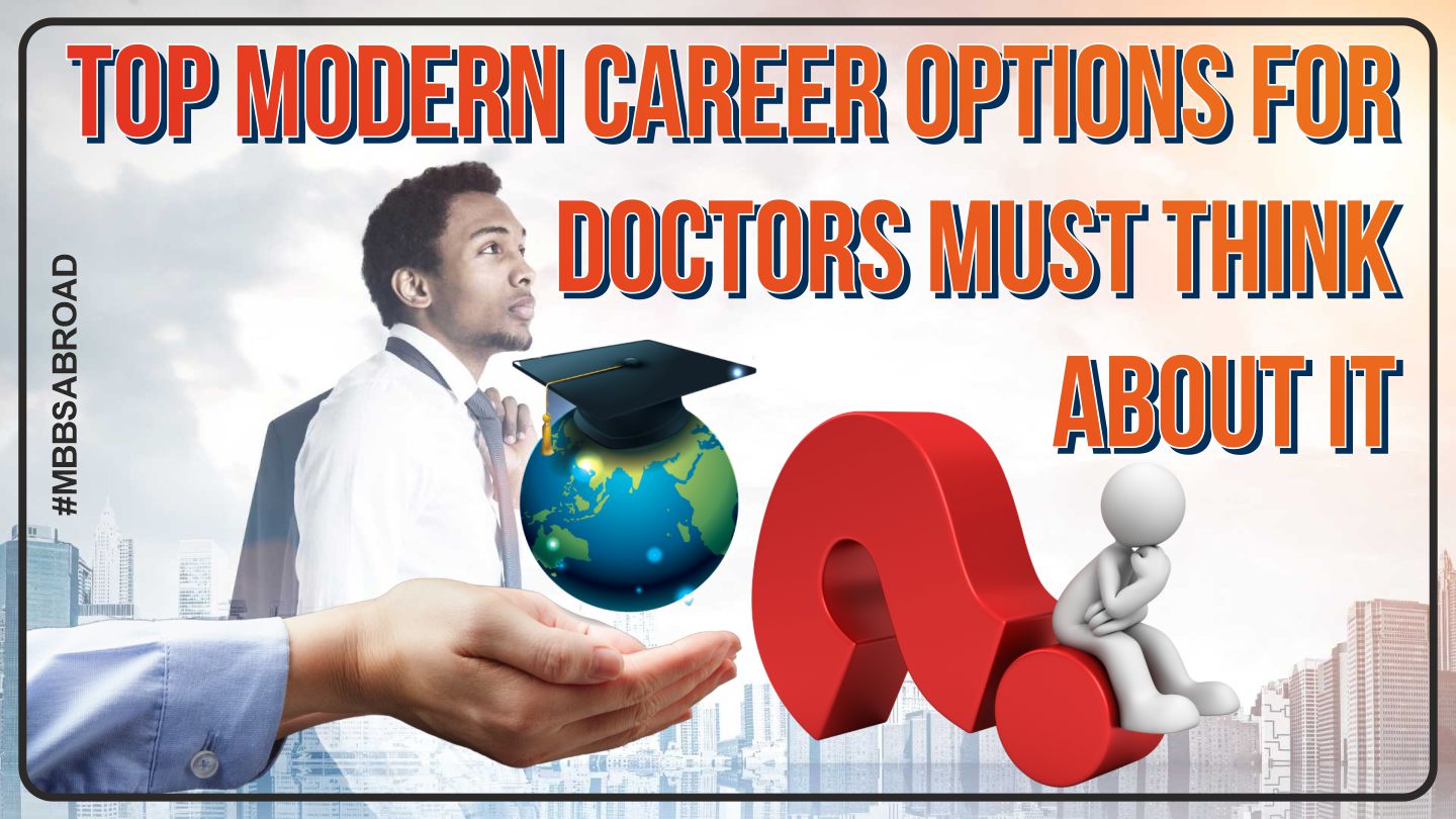 Top modern career options for Doctors | Must think about it - DREAM ...